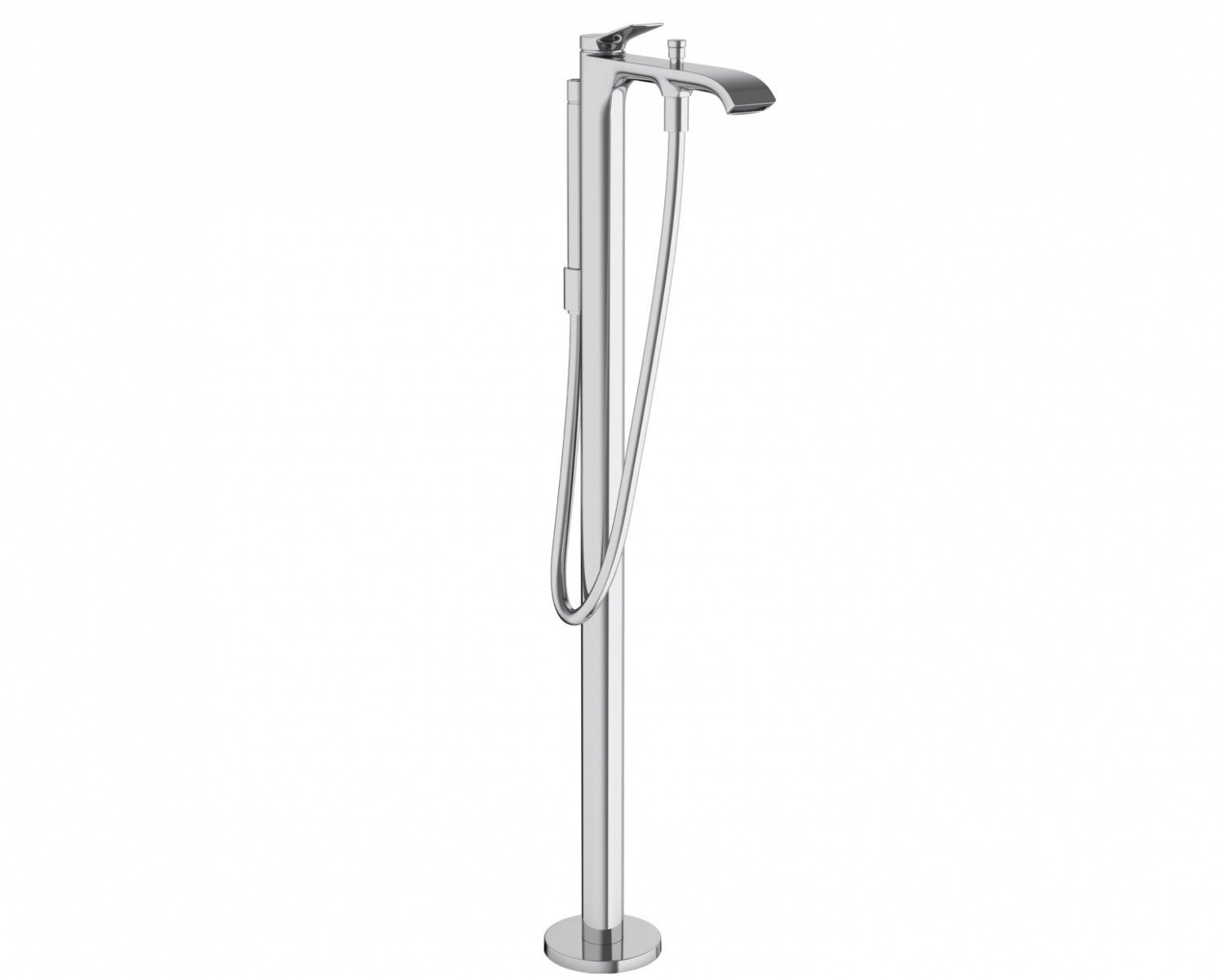 Hansgrohe Vivenis 75445000 Смеситель для ванны, напольный хром, купить ...