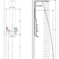 Hansgrohe Raindance Lift 27008000 Душевая панель (матовый хром/хром ...