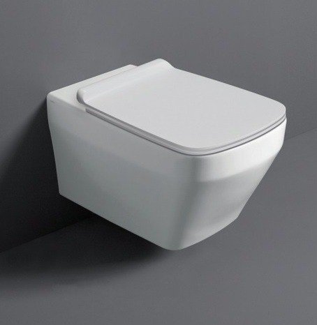 Подвесной унитаз BB18bi matt Simas Baden Baden белый матовый, купить в ...