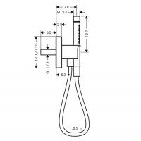 Axor Starck 12626000 Душевой набор (модуль), в магазине сантехники ...