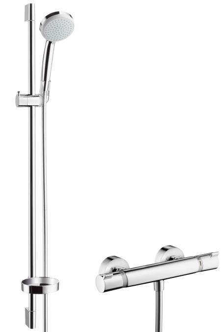Hansgrohe Croma 100 Vario EcoSmart/Ecostat Comfort Combi 27033000 ...