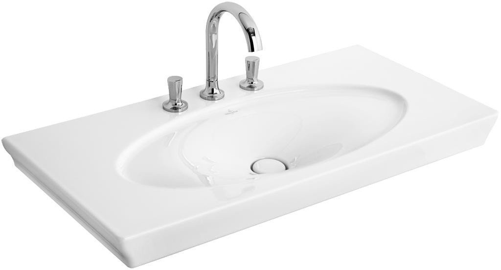 Раковина 6124G1R1 VILLEROY&BOCH LA BELLE, 1000х490 мм, в магазине ...