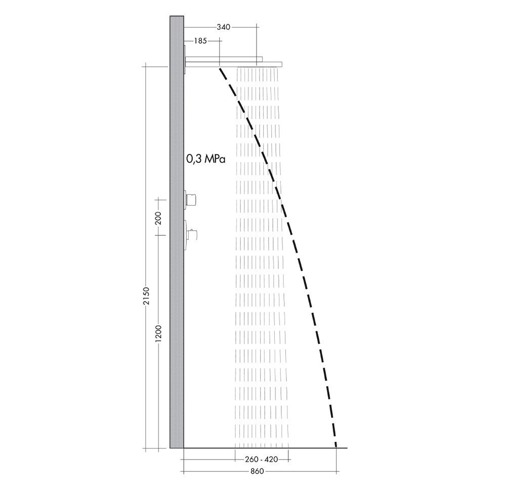 Hansgrohe Raindance Rainfall 180 AIR 2jet 28433400 Верхний душ (хром ...