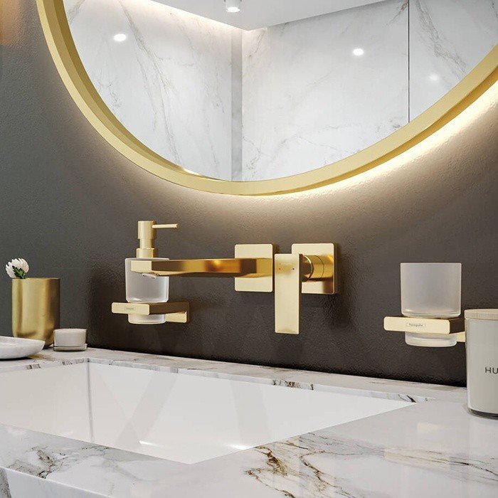 Hansgrohe AddStoris 41745990 Дозатор для жидкого мыла (золото ...