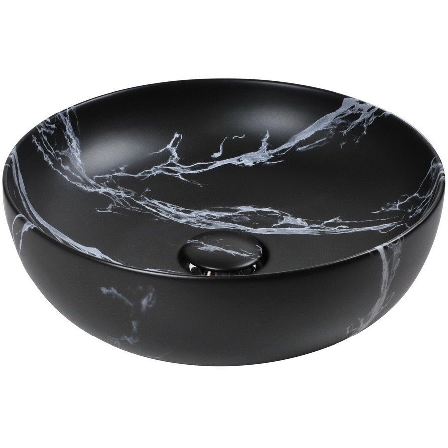 AeT Elite Round L601T0R0V0483 Раковина накладная Ø 495 мм (чёрный ...