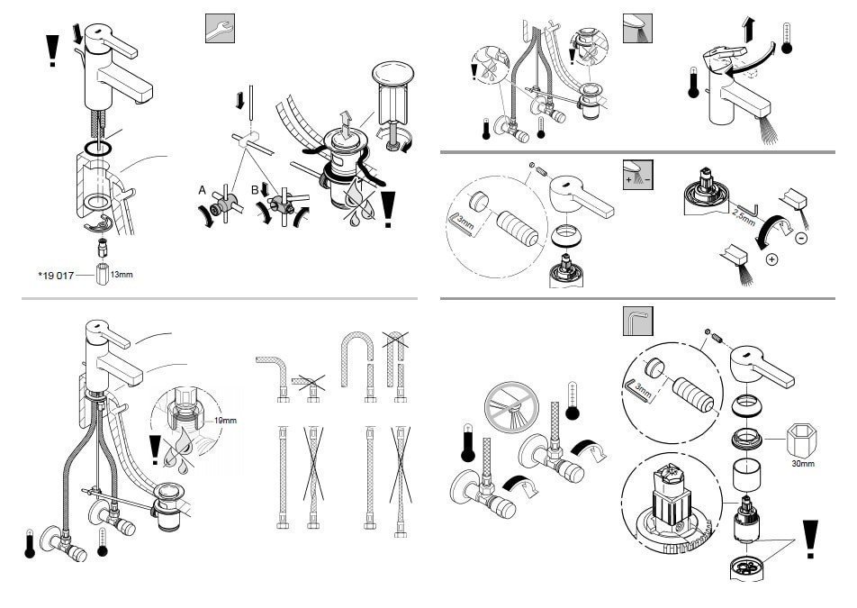 GROHE Lineare 23106000 смеситель для раковины, в магазине сантехники ...