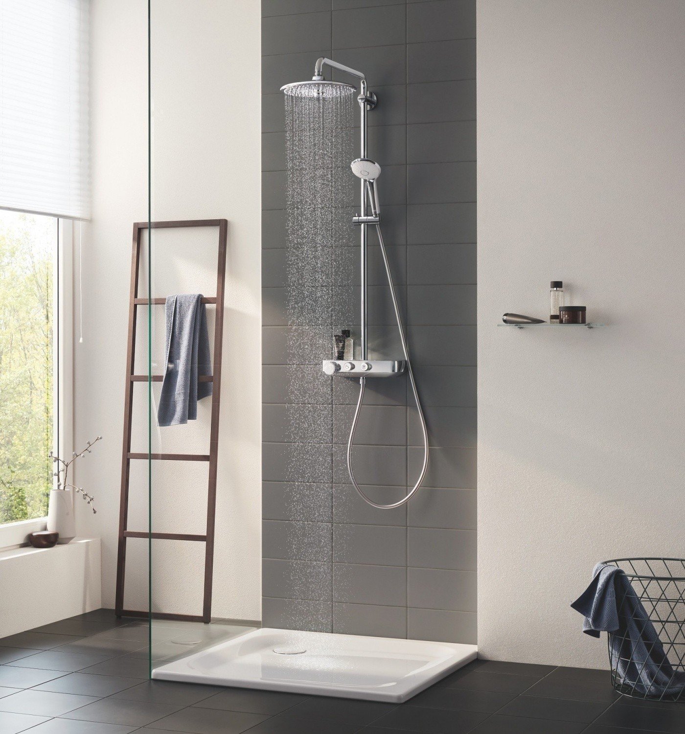 Grohe Euphoria SmartControl System 260 Mono 26509000 Душевая система с термостатом (хром ...
