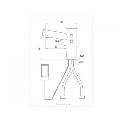 STERN Elite 1000 B 236700 Бесконтактный смеситель для раковины (хром ...