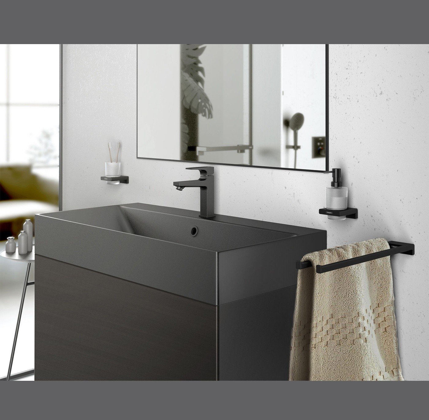 Hansgrohe AddStoris 41745670 - Дозатор для жидкого мыла 200 мл (черный ...