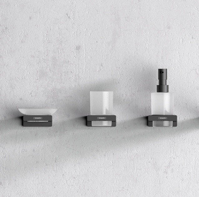 Hansgrohe AddStoris 41745670 - Дозатор для жидкого мыла 200 мл (черный ...