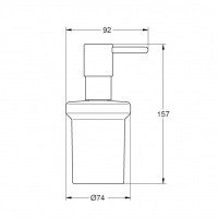 GROHE Essentials 40394001 - Дозатор для жидкого мыла 160 мл (хром ...