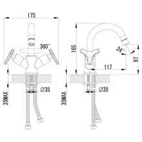 Lemark Plus Spirit LM1907C - Смеситель для раковины (Хром), купить в магазине сантехники ...