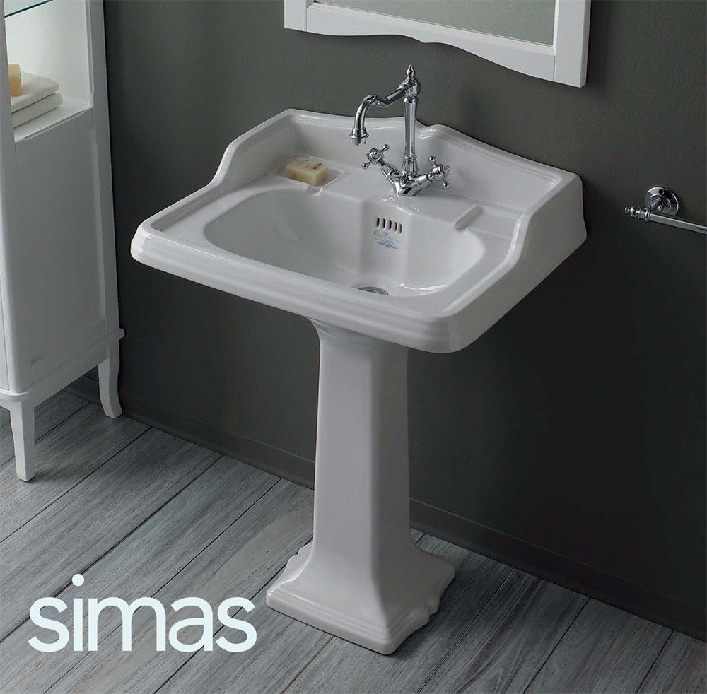 SIMAS Arcade AR805 - Пьедестал для раковины (белый глянцевый), купить в интернет-магазине ...