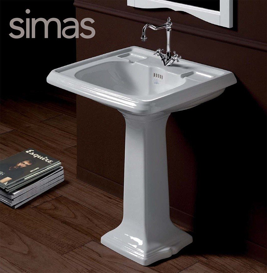 SIMAS Arcade AR805 - Пьедестал для раковины (белый глянцевый), купить в интернет-магазине ...