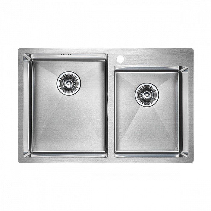 Paulmark HELFER PM237851-BS Мойка для кухни двойная 78*51 см ...