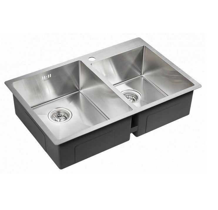 Paulmark HELFER PM237851-BS Мойка для кухни двойная 78*51 см ...