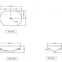 Jaquar Solo SLS-WHT-6601 Раковина встраиваемая сверху на 60 см, в ...