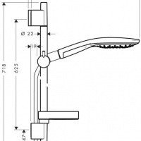 Душевой гарнитур 27802000 Hansgrohe Raindance Select 150, в магазине ...