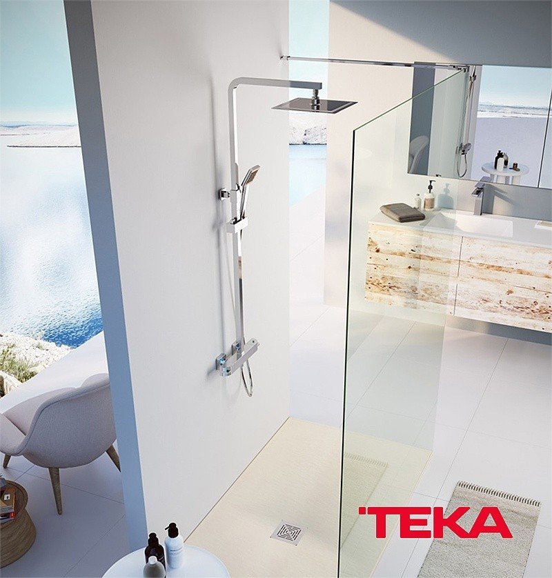 Teka Soller 852370200 - Душевая система с термостатическим смесителем ...