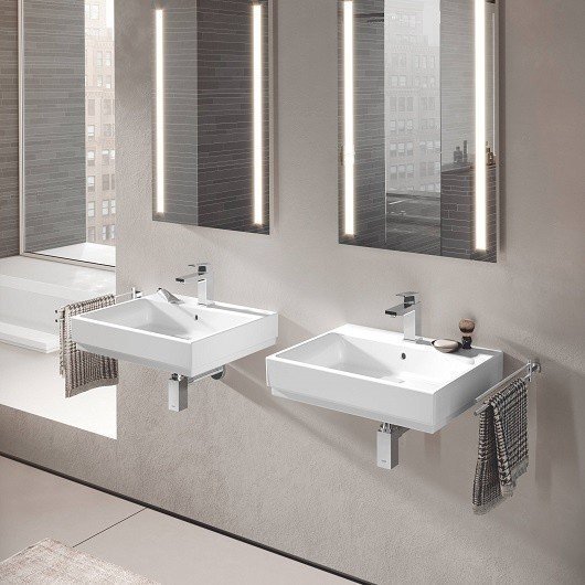 GROHE Cube Ceramic 3947300H Раковина подвесная 600*490 мм (альпийский ...