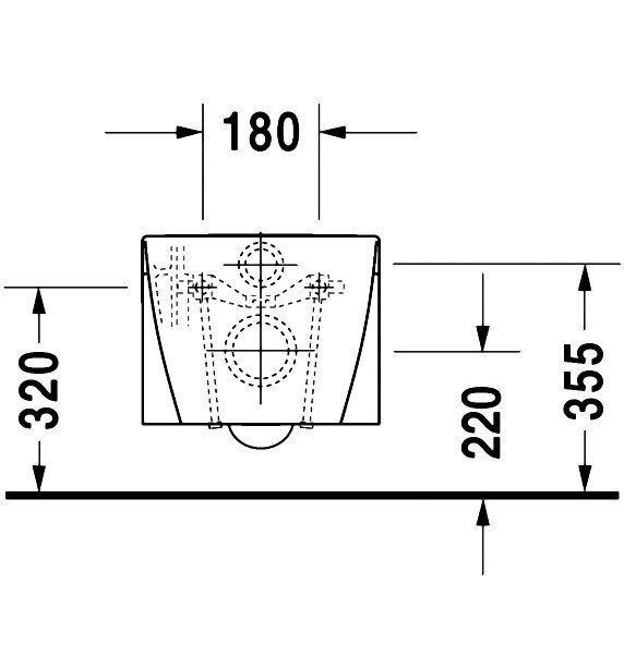 Duravit Starck 2 253309 00 00 Унитаз подвесной (белый), в магазине ...
