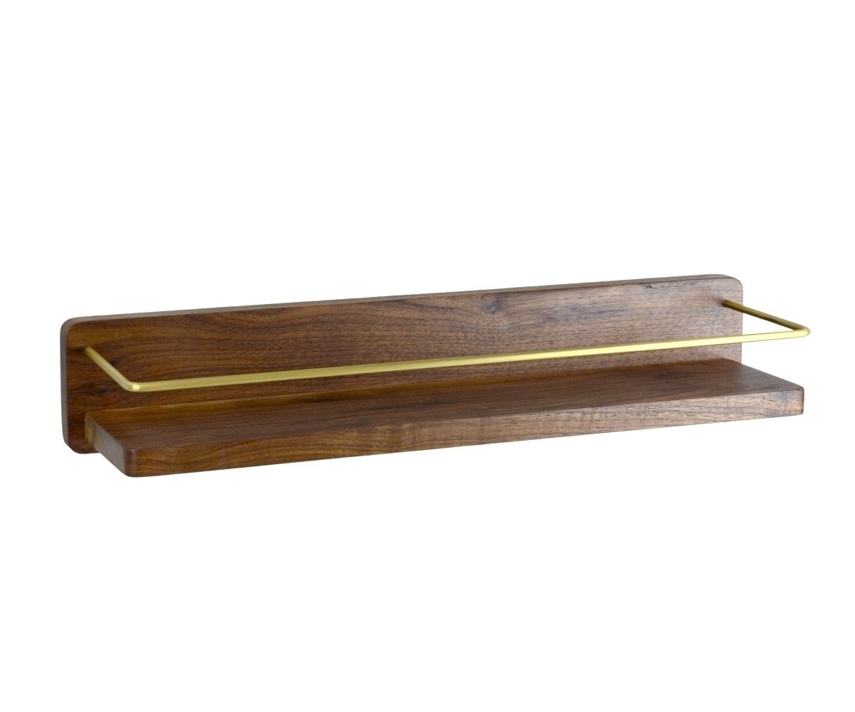 Bronze de Luxe Forest 10711G Полка для ванной комнаты (орех | золото ...