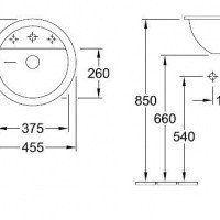 Villeroy&Boch Loop Friends 51404001 Раковина встраиваемая (альпийский ...