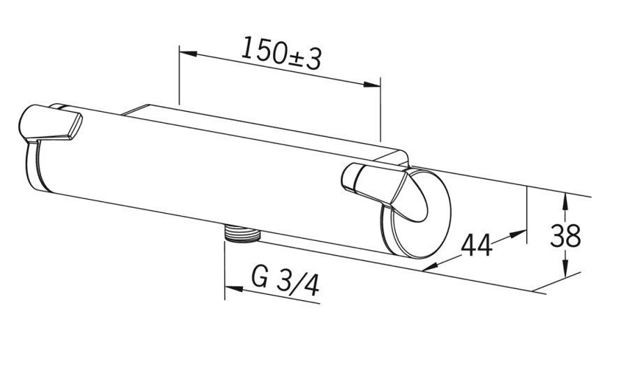 Oras Optima 7161 Термостат для душа (хром), в магазине сантехники ...