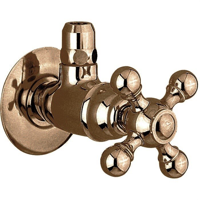 Cisal AR00146027 Угловой вентиль для подключения смесителя 1/2" (бронза ...