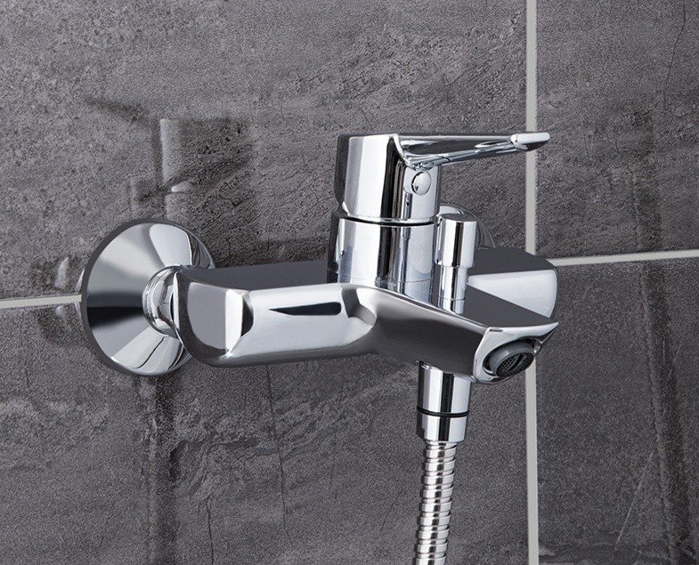 VITRA Solid S A42444EXP Смеситель для ванны (хром), купить в магазине сантехники Сантехмаг.Ру