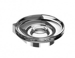 GROHE Essentials Cube 40754001 - Стеклянная мыльница в комплекте с ...