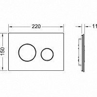 TECE Loop 9240650 Накладная панель для унитаза, купить в магазине сантехники Сантехмаг.Ру