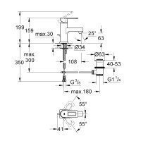 GROHE Quadra 32630000 - Смеситель для раковины (хром), в магазине ...