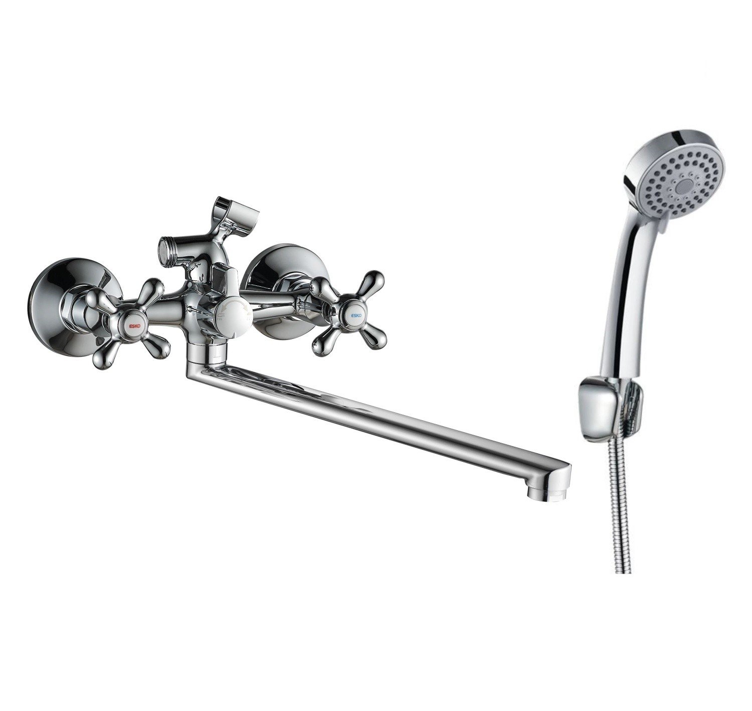 ESKO Vienna VN 31-2 Смеситель для ванны с длинным изливом (хром), в ...