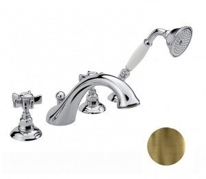 Смеситель для ванны TW1720017V0br London Tiffany World, в магазине сантехники Сантехмаг.Ру