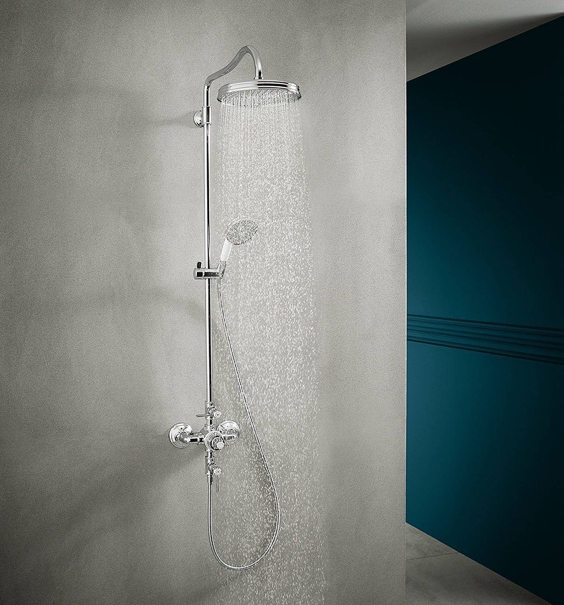 AXOR Montreux Showerpipe 16572000 Душевая система (хром), в магазине ...