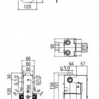 NOBILI Spring SP57102CR_WE00102 Термостат для душа (хром), в магазине ...