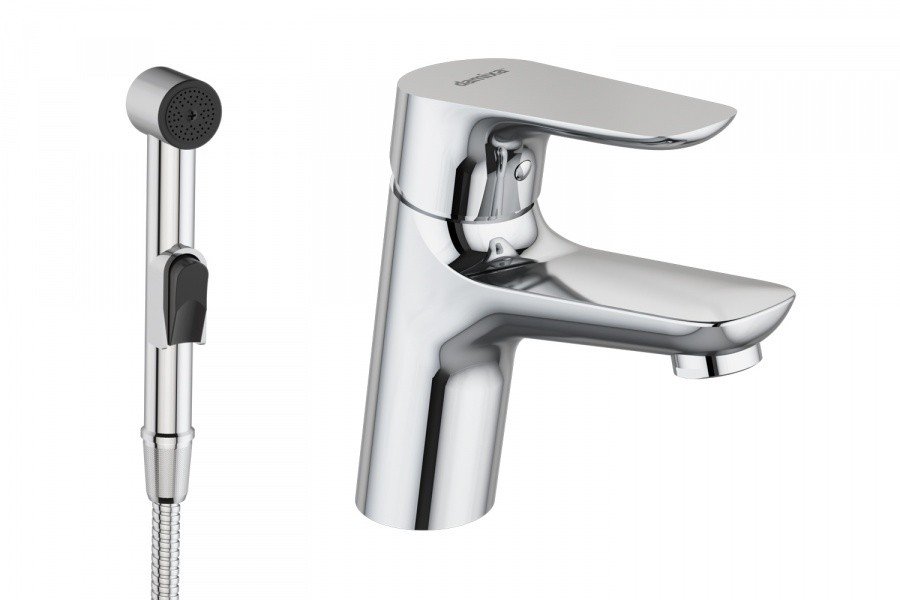 Damixa Jupiter 770300001 Смеситель для раковины с гигиеническим душем (хром), в магазине ...