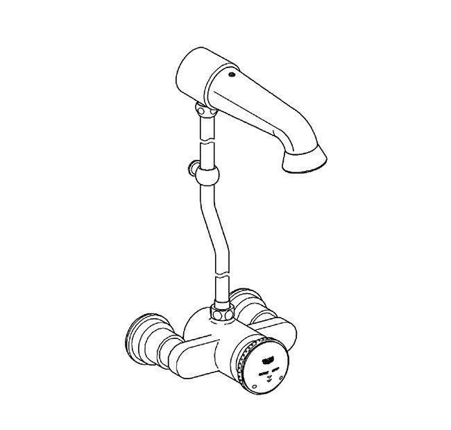 GROHE Contromix Public 36117 000 Порционная душевая система со ...