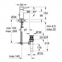 Смеситель для биде 32864000 Grohe BauClassic (хром), купить в магазине ...