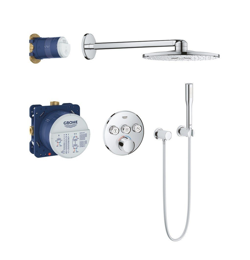 Grohe SmartControl 34709000 Душевая система скрытого монтажа (хром ...