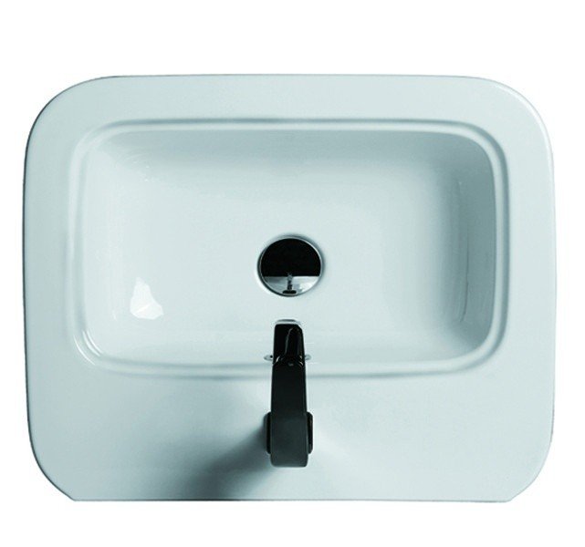 Simas Evolution EVO15bi Раковина подвесная 53см (белая), купить в магазине сантехники Сантехмаг.Ру