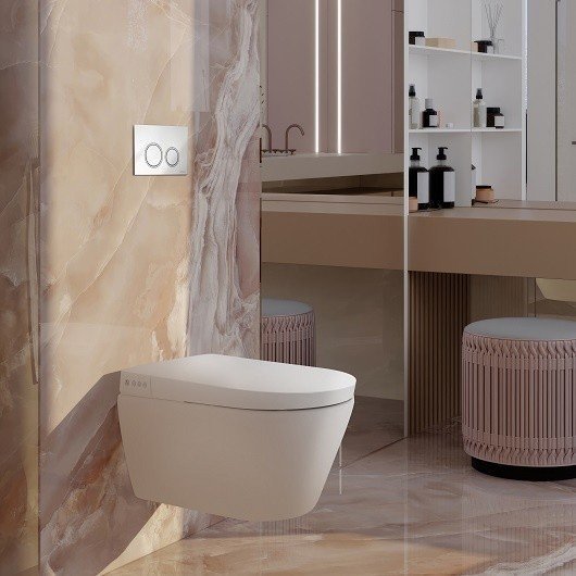 TECE TECEspring S955799 Система инсталляции в комплекте с подвесным унитазом-биде и клавишей ...