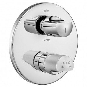 Bravat Drop P69190C-2-RUS Смеситель встраиваемый в стену (2-функц ...