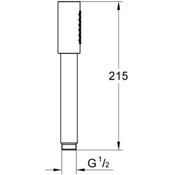 GROHE Sena 26465AL0 Металлический ручной душ, в магазине сантехники ...