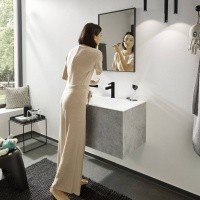 Hansgrohe Finoris 76020670 Смеситель для раковины (чёрный матовый ...