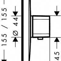 Смеситель Hansgrohe Ecostat E 15705000 Термостат, купить в магазине ...