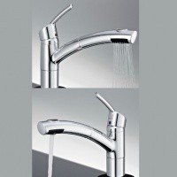 KLUDI Trendo Star 339810575 - Смеситель для кухни с выдвижным изливом ...