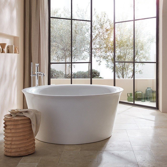 Duravit White Tulip 700470000000000 Ванна свободностоящая Ø 1400 мм ...