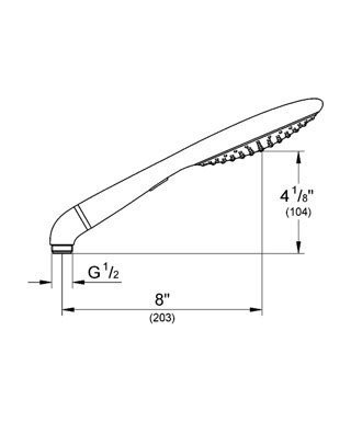 Grohe Rainshower Solo 27278 000 Ручной душ, в интернет-магазине ...